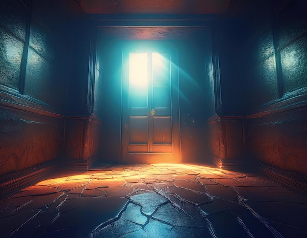 Mysterious Doorway Light Rays | Premium AI-generated image Mysterious Doorway Light Rays | Premium AI-generated image