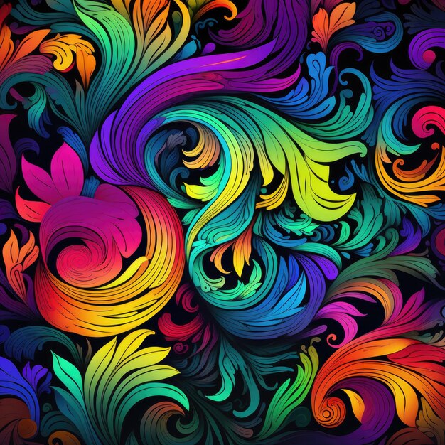 Premium AI Image | Mystic Kaleidoscope Exploring Vibrant Colorful Patterns Premium AI Image | Mystic Kaleidoscope Exploring Vibrant Colorful Patterns