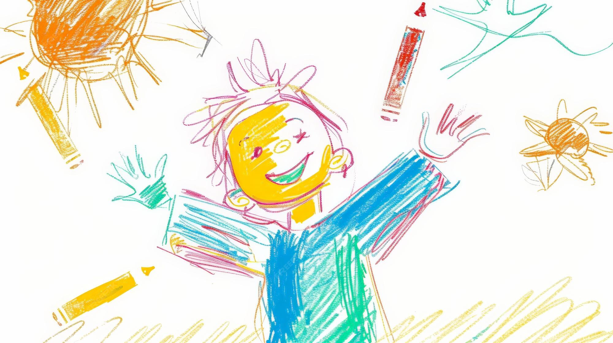 Premium Photo | Naive Crayon Drawing of a Childs Dream to Be a Famous ... Premium Photo | Naive Crayon Drawing of a Childs Dream to Be a Famous ...