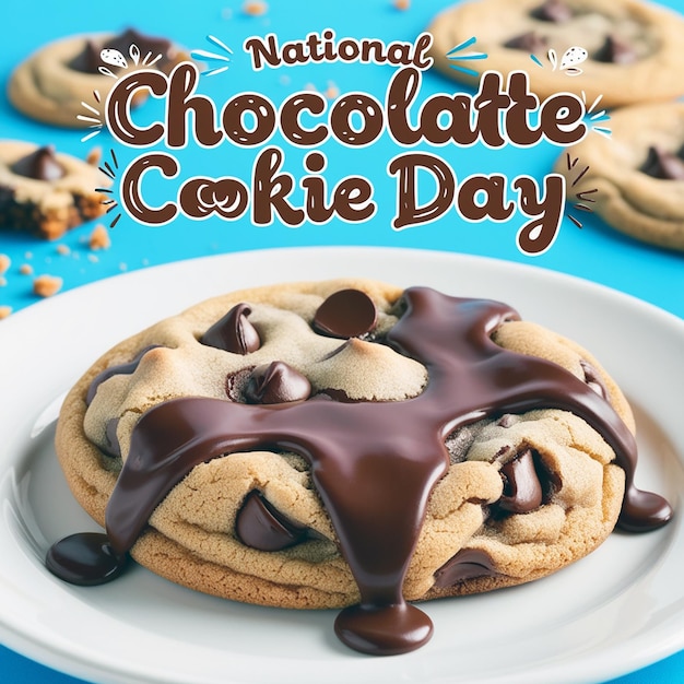 National chocolate chip cookie day | Premium AI-generated image National chocolate chip cookie day | Premium AI-generated image