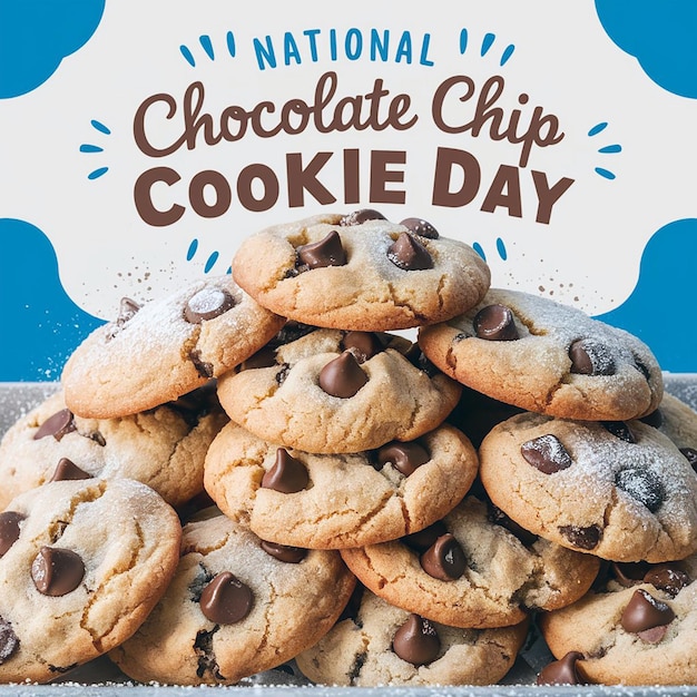 National chocolate chip cookie day | Premium AI-generated image National chocolate chip cookie day | Premium AI-generated image