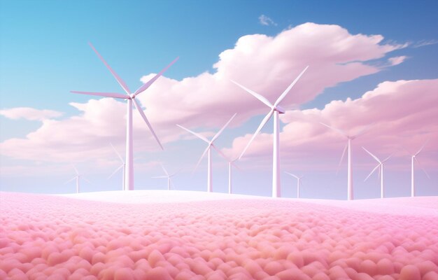 Premium AI Image | Nature renewable energy technology wind electricity ... Premium AI Image | Nature renewable energy technology wind electricity ...