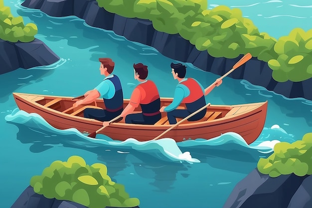 Navigating Challenges | Premium AI-generated image Navigating Challenges | Premium AI-generated image