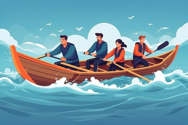 Navigating Challenges | Premium AI-generated image Navigating Challenges | Premium AI-generated image