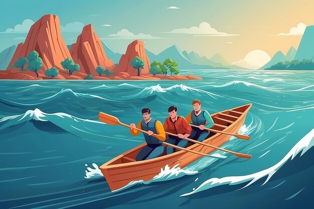 Premium Photo | Navigating Challenges Premium Photo | Navigating Challenges