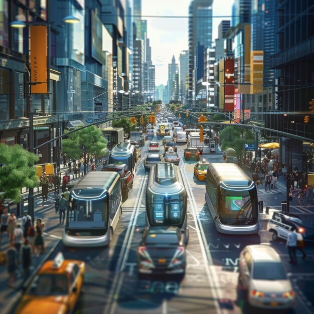 Premium Photo | Navigating City Streets with Autonomous Vehicles Premium Photo | Navigating City Streets with Autonomous Vehicles