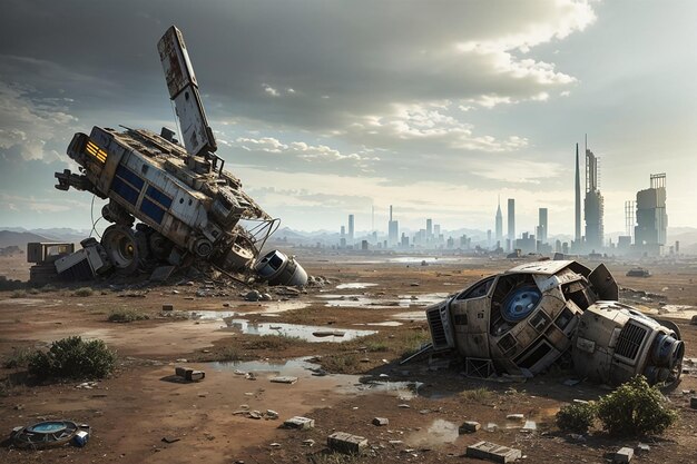 Premium AI Image | Navigating a PostApocalyptic Wasteland Remnants of ... Premium AI Image | Navigating a PostApocalyptic Wasteland Remnants of ...