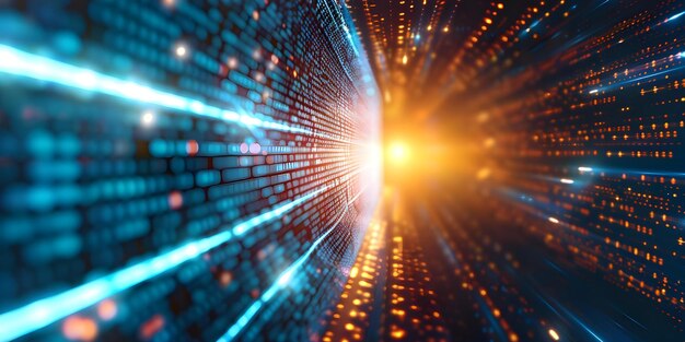 Navigating a TechDriven World Visualizing Data Streams in a Digital Matrix Concept Digital ...