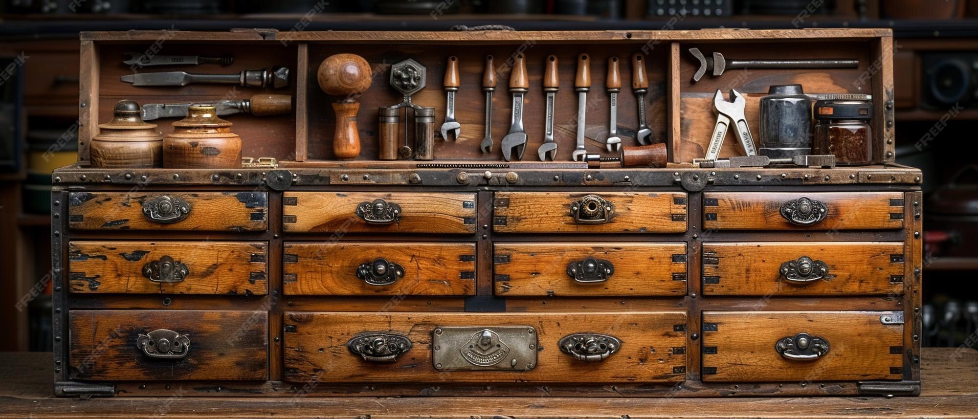 Premium Photo | Neatly arranged toolbox Premium Photo | Neatly arranged toolbox