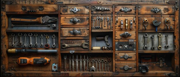 Premium Photo | Neatly arranged toolbox Premium Photo | Neatly arranged toolbox