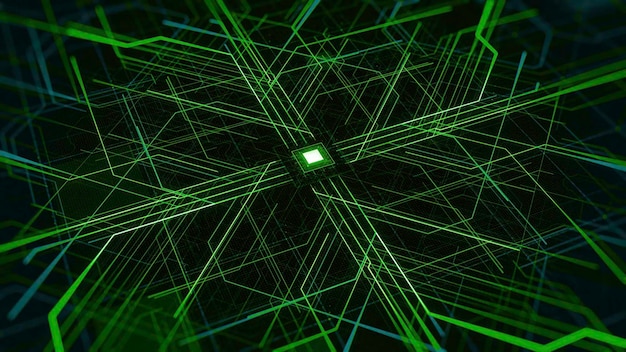 Premium Photo | Neon diagram of computer matrix animation moving lines ... Premium Photo | Neon diagram of computer matrix animation moving lines ...