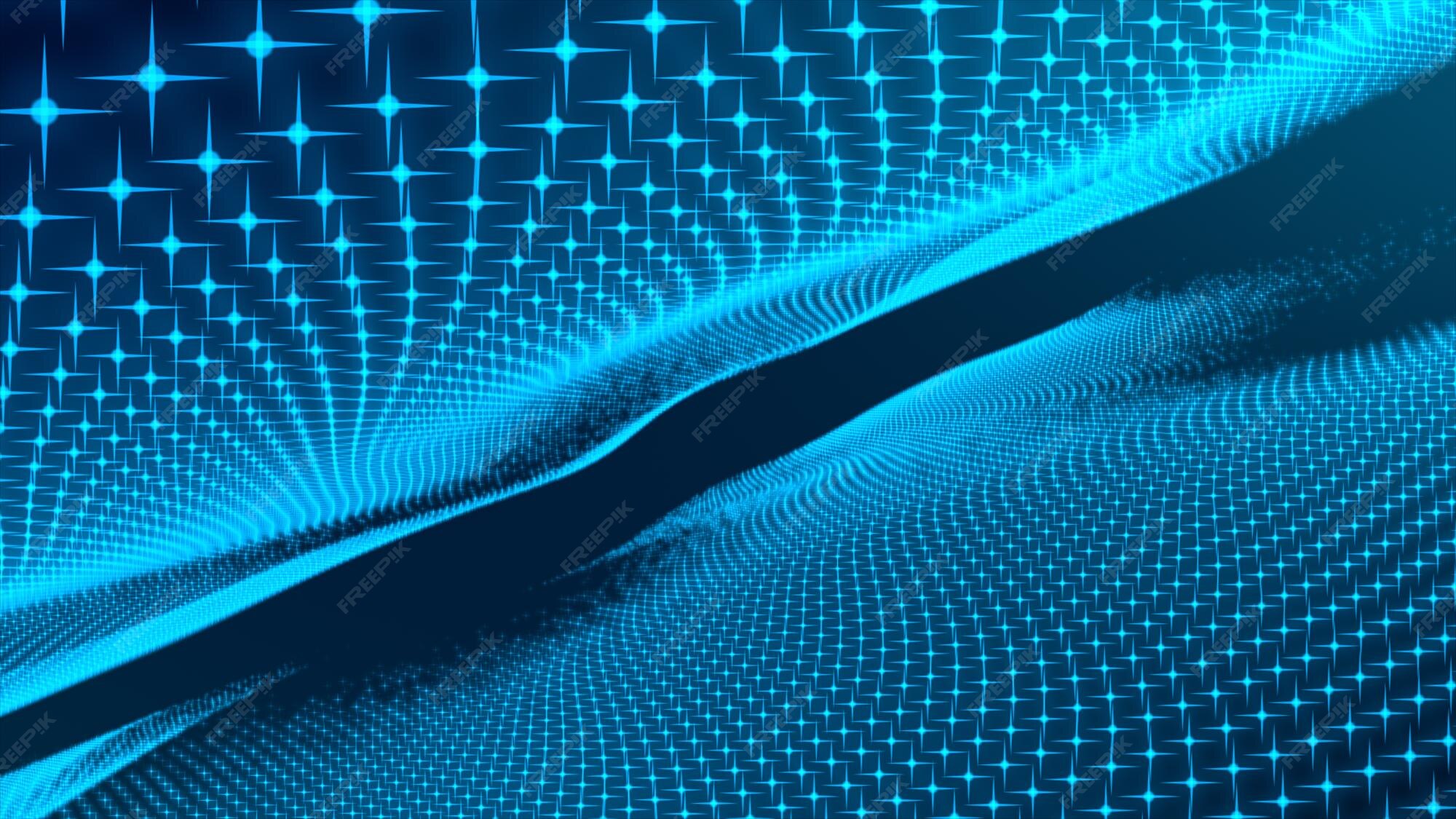 Premium Photo Network Connection Structure Digital Dynamic Wave Of
