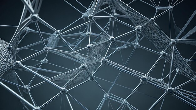 Premium AI Image | Network mesh wire digital technology background Premium AI Image | Network mesh wire digital technology background