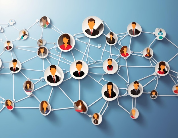 Premium AI Image | network relationship Premium AI Image | network relationship