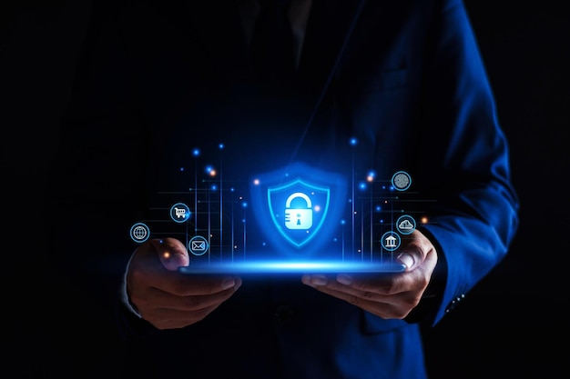 Premium Photo | Network security system personal data information on ... Premium Photo | Network security system personal data information on ...