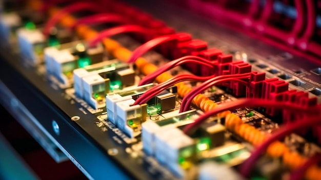 Premium AI Image | The network server serves as the backbone of modern ... Premium AI Image | The network server serves as the backbone of modern ...