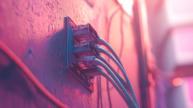 Network switch computer server cable | Premium AI-generated image Network switch computer server cable | Premium AI-generated image