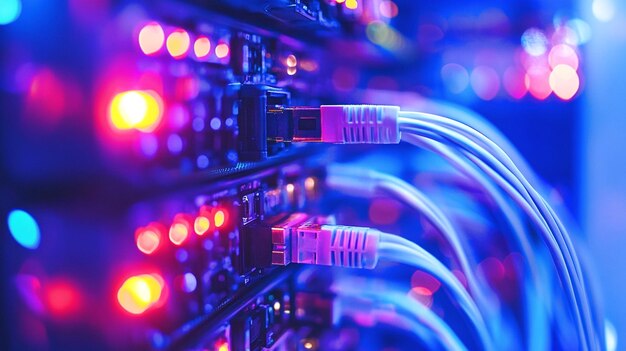 Network switch computer server cable | Premium AI-generated image Network switch computer server cable | Premium AI-generated image