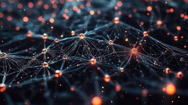 A Neural Network Model Visualized As A Complex Web Of Interconnected