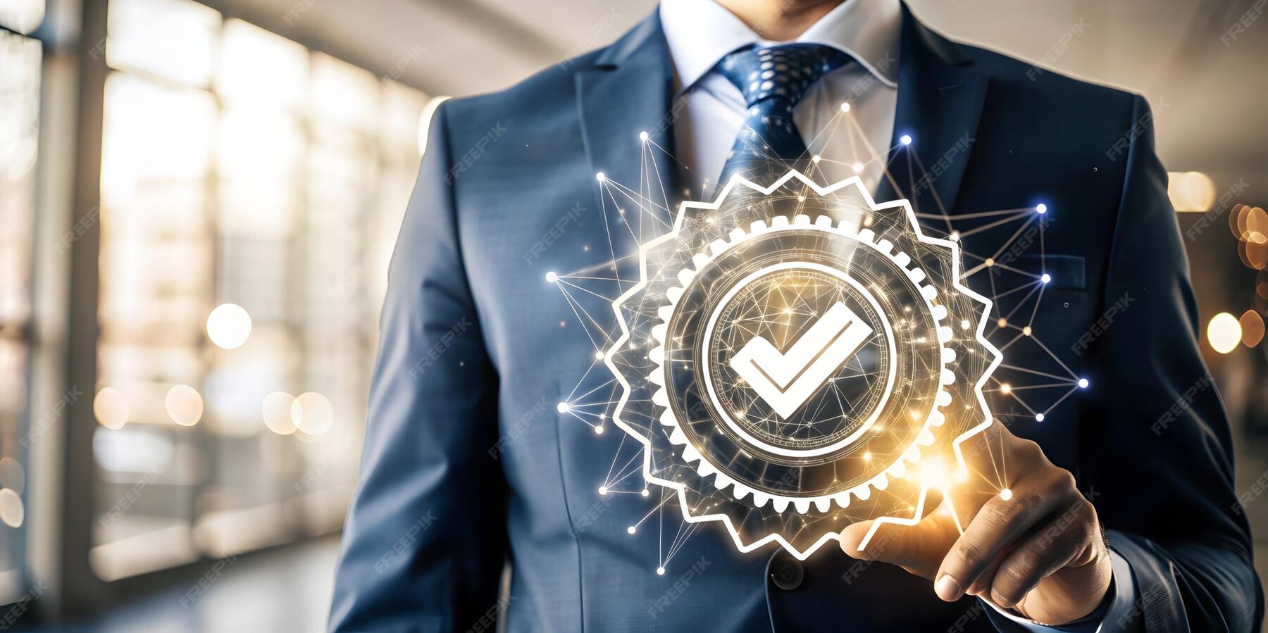 Neural network and QA badge icon representing AI in QA ideal for vector designs in photo stock ...