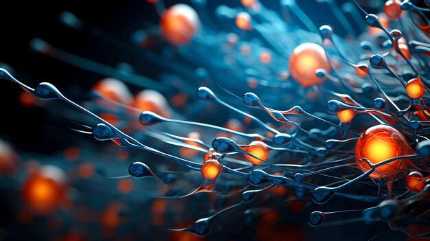 Premium Ai Image Neural Network Synapse Activity Visualization