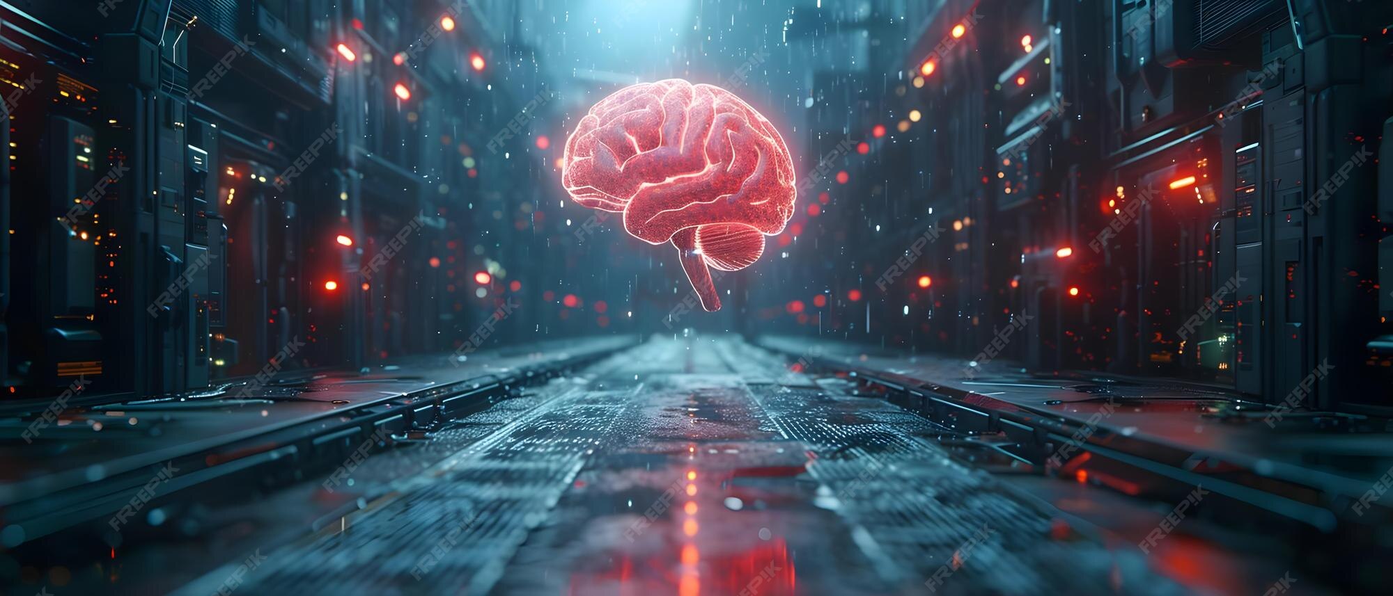 Premium Photo | Neuralink system connects human brain to robotics and artificial intelligence ...