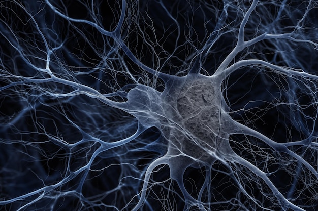 Neuron Cell Microscopic View Nervous System Brain Synapse Neurology ... Neuron Cell Microscopic View Nervous System Brain Synapse Neurology ...