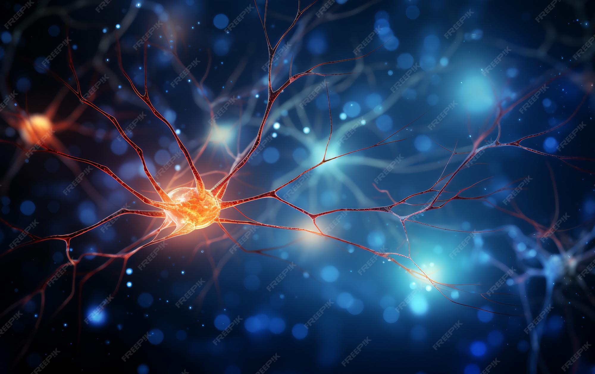Premium AI Image | Neurons in the Human Brain Premium AI Image | Neurons in the Human Brain