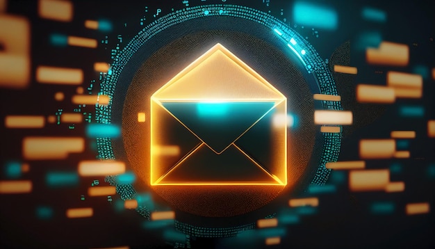 Premium AI Image | New email notification in the inbox receiving an ... Premium AI Image | New email notification in the inbox receiving an ...