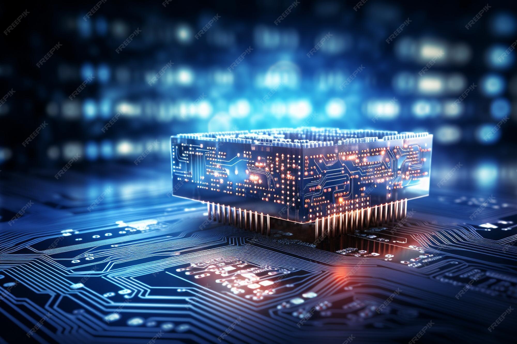 Premium Photo Nextgeneration Computing Background With Neuromorphic Computing And