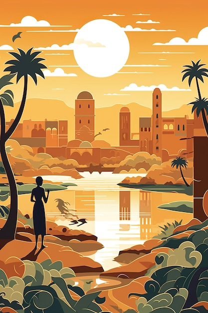 Premium AI Image | Niger Niamey Premium AI Image | Niger Niamey