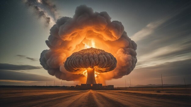 Premium AI Image | Nuclear bomb explosion Generative AI Premium AI Image | Nuclear bomb explosion Generative AI