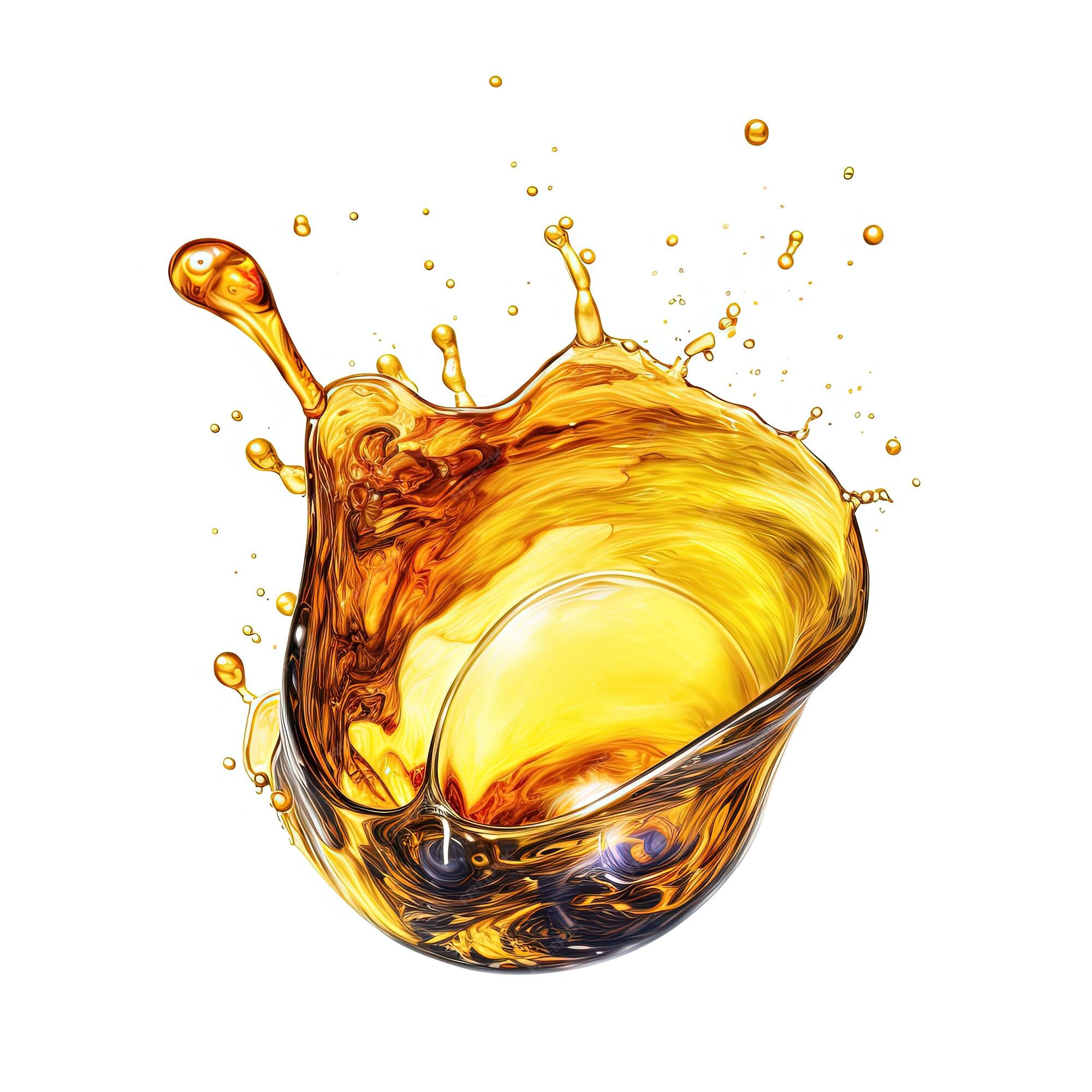 Premium Photo | Oil isolated in white background Golden oil drop ... Premium Photo | Oil isolated in white background Golden oil drop ...