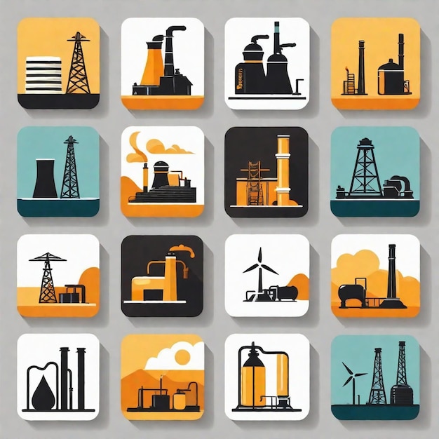 Premium AI Image | Oil Refining and Energy Sources Premium AI Image | Oil Refining and Energy Sources