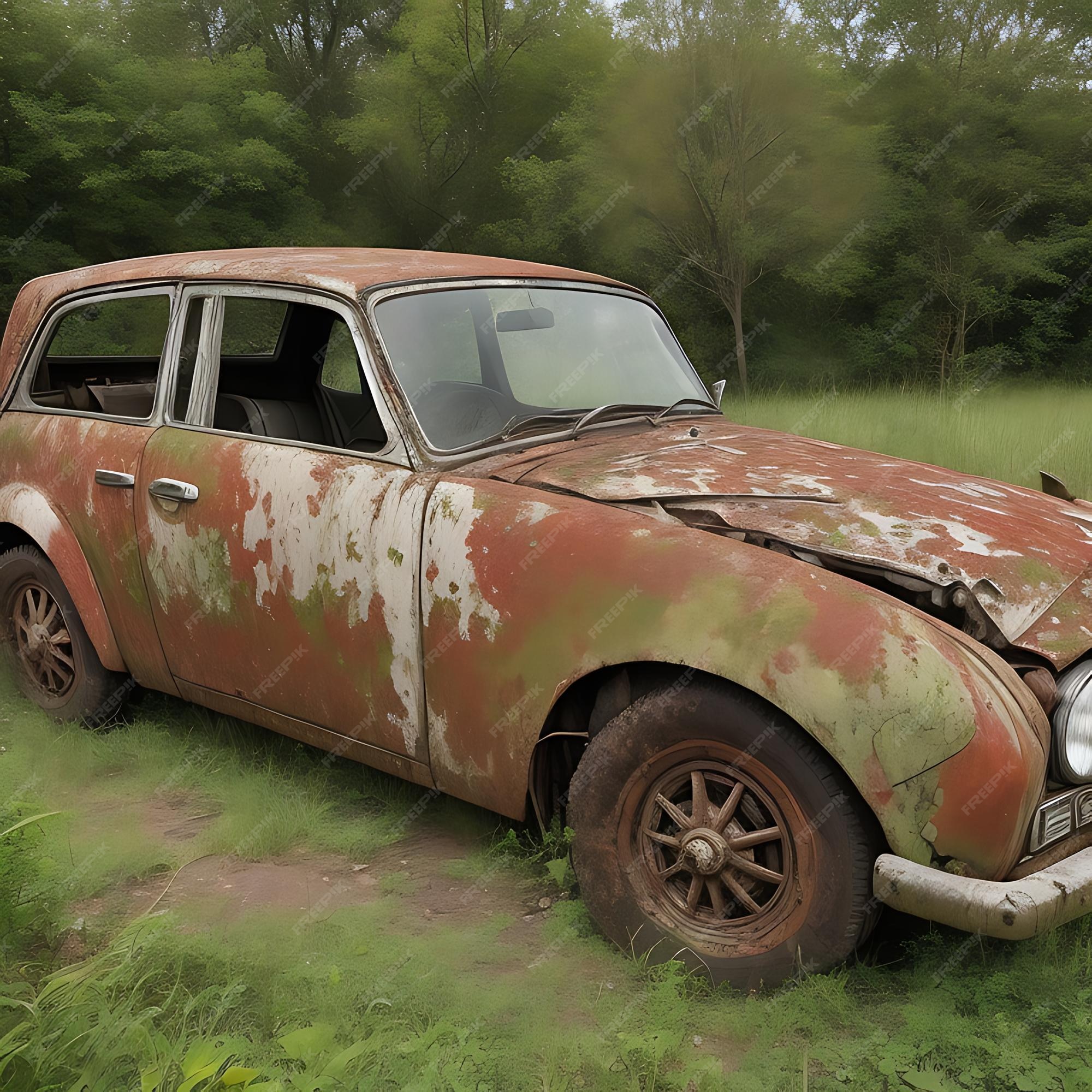 Premium AI Image | an old rusty car Premium AI Image | an old rusty car