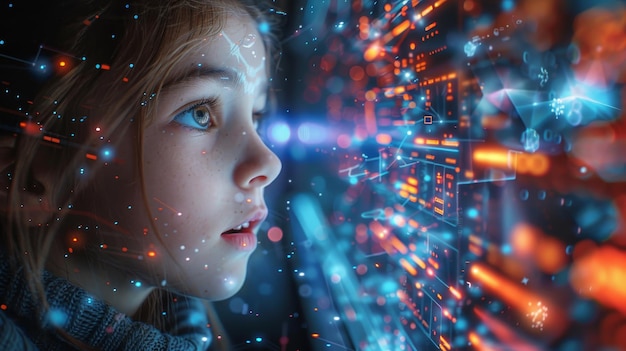 Premium Photo | Online instruction for children on creating computer ... Premium Photo | Online instruction for children on creating computer ...