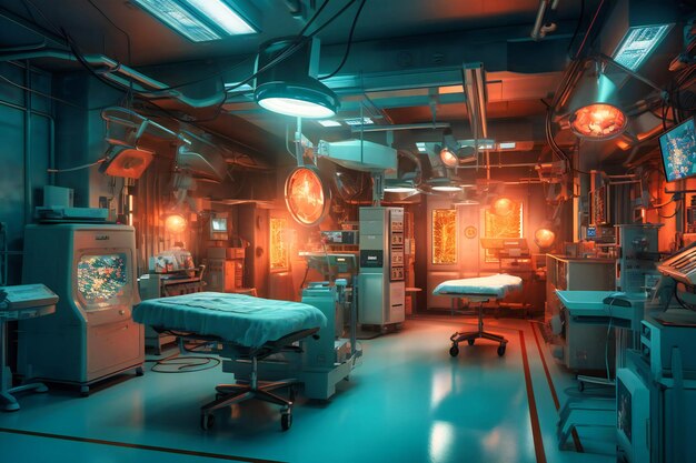 Premium AI Image | Operating rooms equipped with robotics enhancing ... Premium AI Image | Operating rooms equipped with robotics enhancing ...