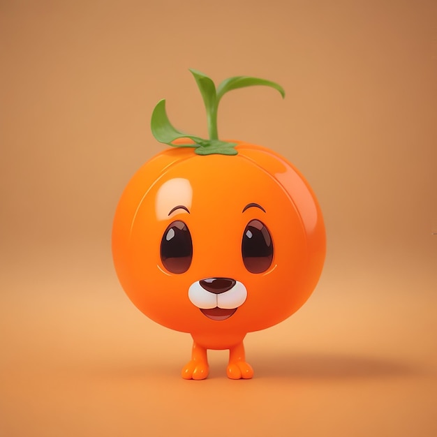 Premium AI Image | Orange character generated by AI Premium AI Image | Orange character generated by AI