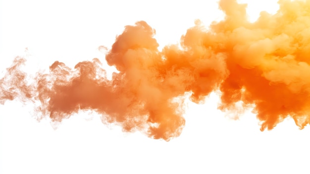 Premium Photo | Orange smoke cloud realistic Premium Photo | Orange smoke cloud realistic