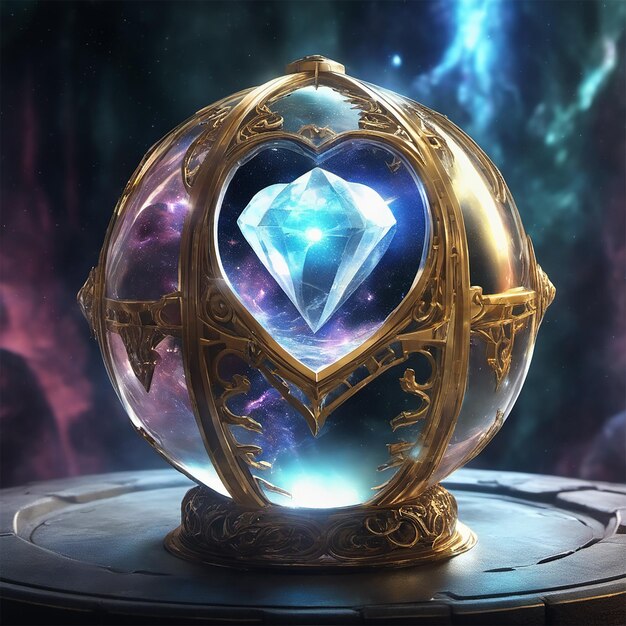 Premium Ai Image A Orb Contain Universe In It Ai Generated
