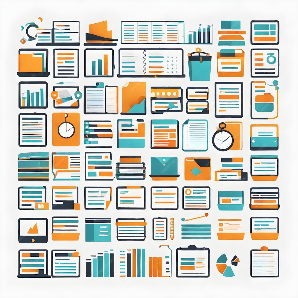 Premium AI Image | Organizing and Categorizing Data Premium AI Image | Organizing and Categorizing Data
