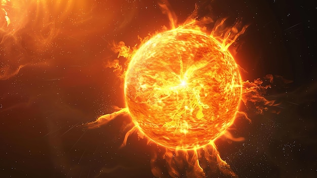 Premium Photo | Our sun is a hot ball of glowing gases that radiates ... Premium Photo | Our sun is a hot ball of glowing gases that radiates ...