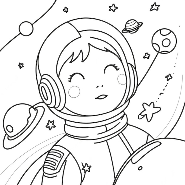 Outer space line white background | Premium AI-generated image Outer space line white background | Premium AI-generated image