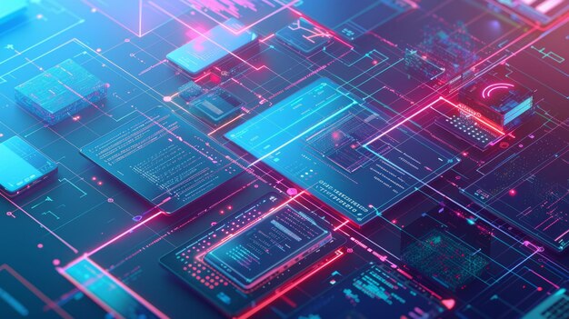 Premium Photo | An overview of the software development and coding ...