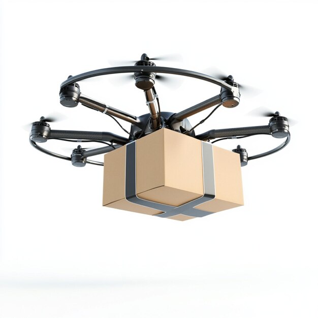 Package carrying delivery drones hover | Premium AI-generated image Package carrying delivery drones hover | Premium AI-generated image
