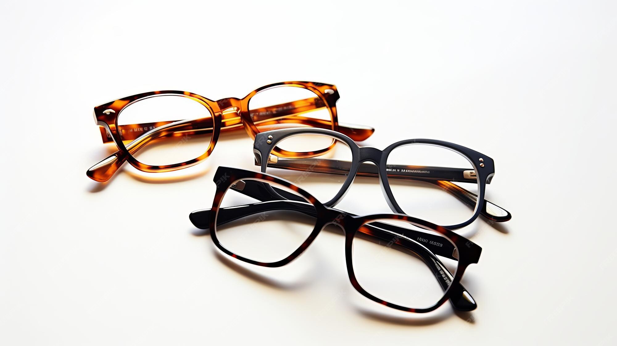 Premium Ai Image A Pair Of Eyeglasses With A Pair Of Glasses On The Top
