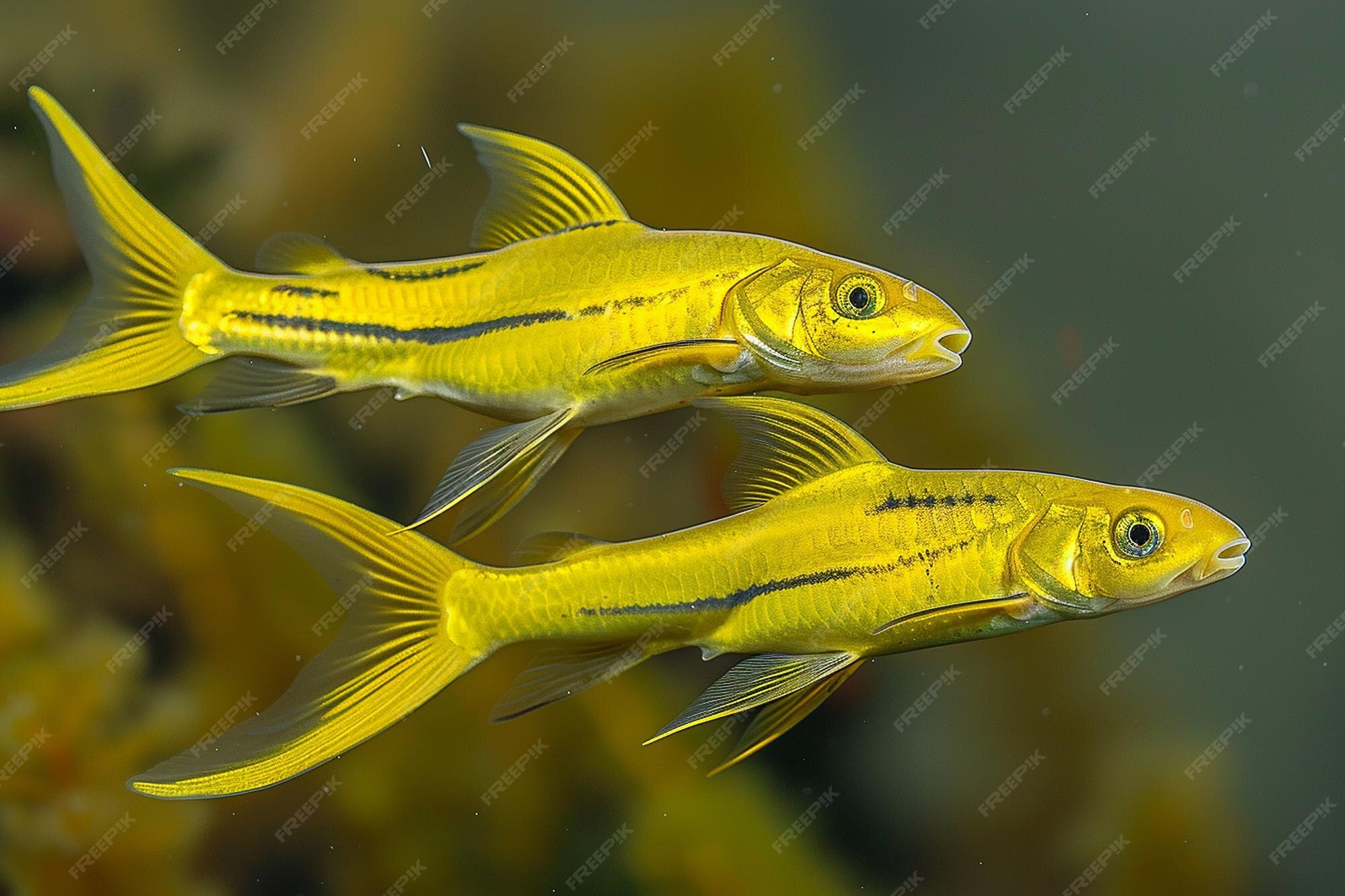 Premium Photo | Pair of goldfish swimming gracefully in tandem their ... Premium Photo | Pair of goldfish swimming gracefully in tandem their ...
