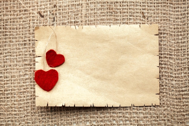 Premium Photo | Paper tag wrapping frame heart background greeting Premium Photo | Paper tag wrapping frame heart background greeting