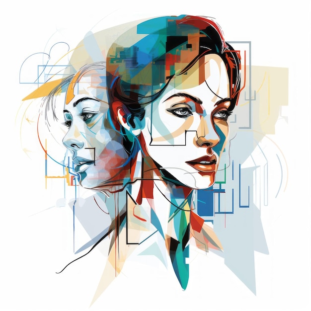 Premium AI Image | Parallel Vector Expressionism Modern Contrast Line ... Premium AI Image | Parallel Vector Expressionism Modern Contrast Line ...