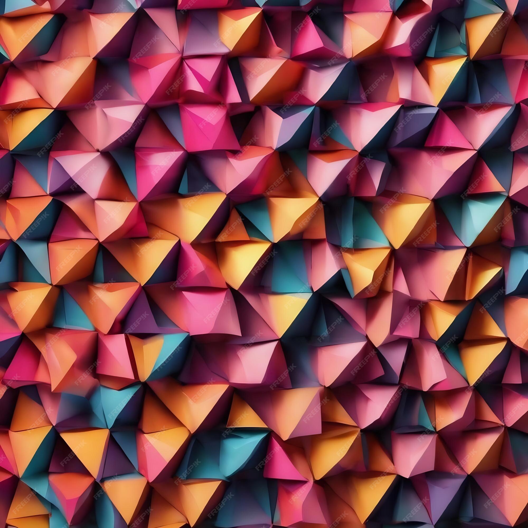 Premium Photo | Parametric background based on triangular grid with ...
